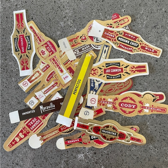 Other | Vintage Assortment Of 2 Unused Cigar Labels | Poshmark